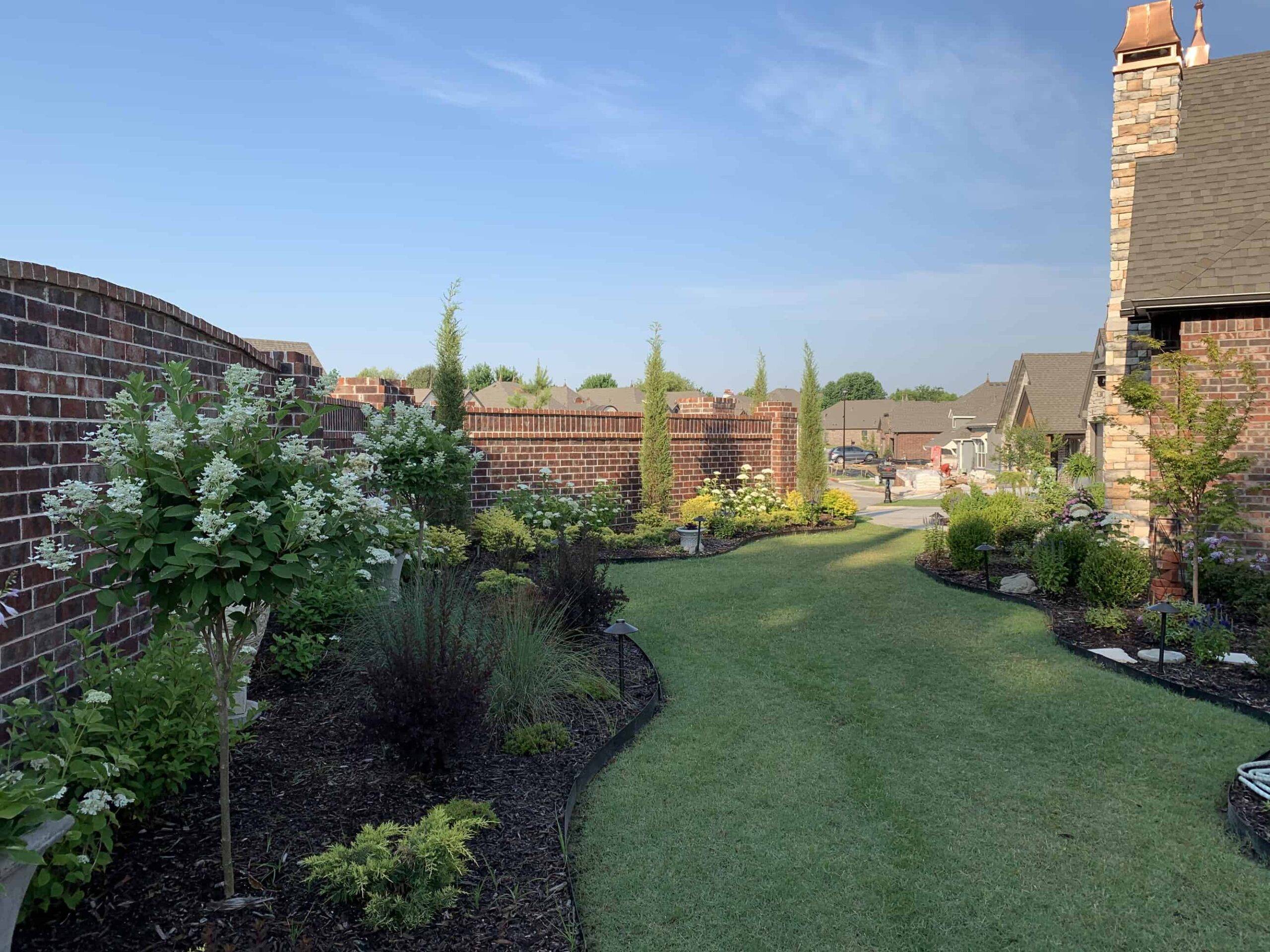 Broken Arrow Landscaping Project with 3D Design and Outdoor Lighting ...