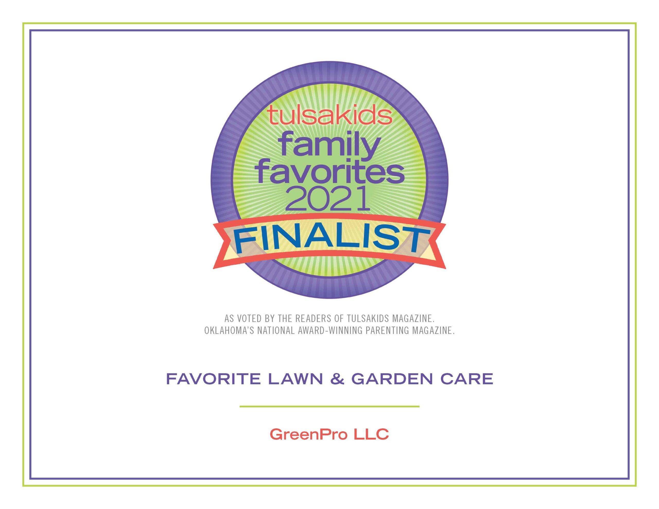 Social, Testimonials, & Awards - GreenPro - Tulsa's Best Landscaping